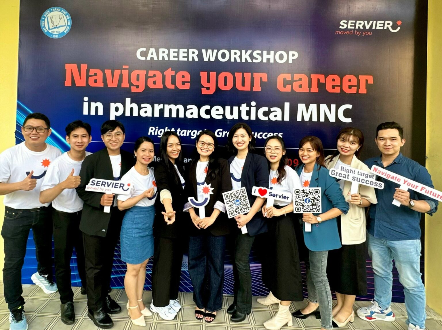 HỘI THẢO HƯỚNG NGHIỆP - NAVIGATE YOUR CAREER IN PHARMACEUTICAL MNC - Servier Vietnam