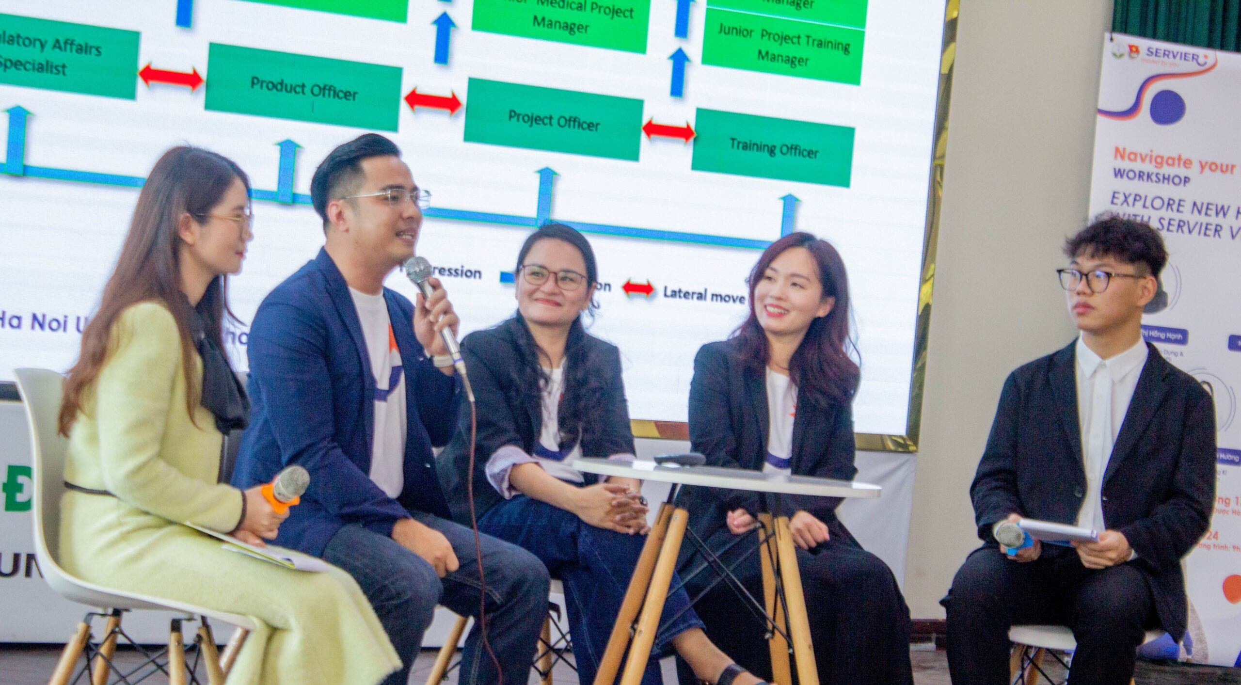 HỘI THẢO HƯỚNG NGHIỆP – EXPLORE NEW HORIZONS WITH SERVIER VIETNAM – ĐH ...